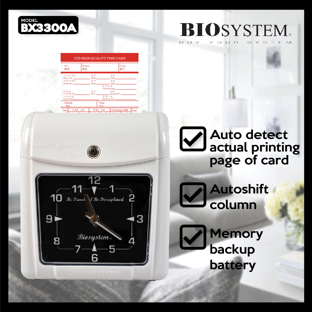 Biosystem BX3300A(B) Punch Card Machine – wme.my