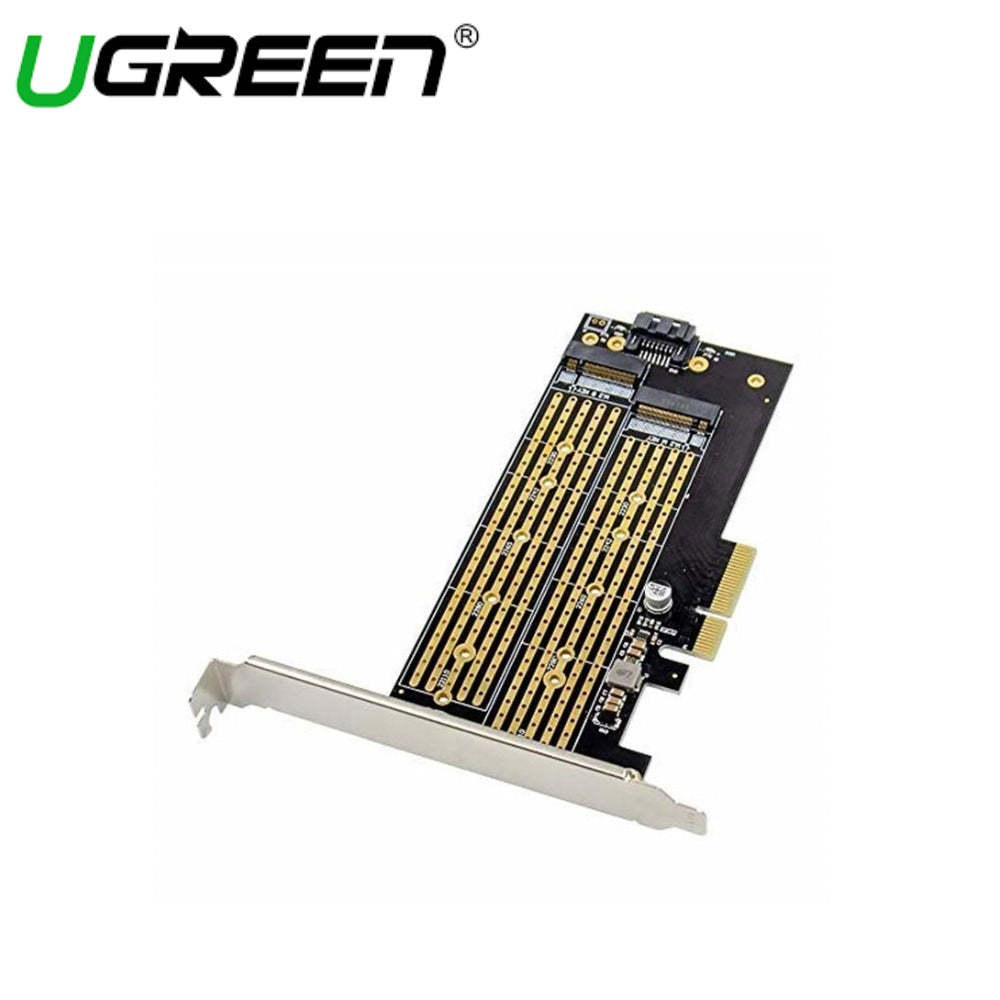 UGREEN M.2 M-KEY + M.2 B-KEY TO PCI-E3.0X4 EXPRESS CARD – wme.my