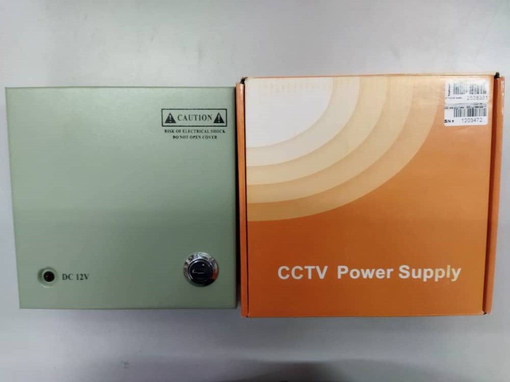 CCTV Switching Power Supply 12V-5A, 12V-10A (METAL BOX) – wme.my