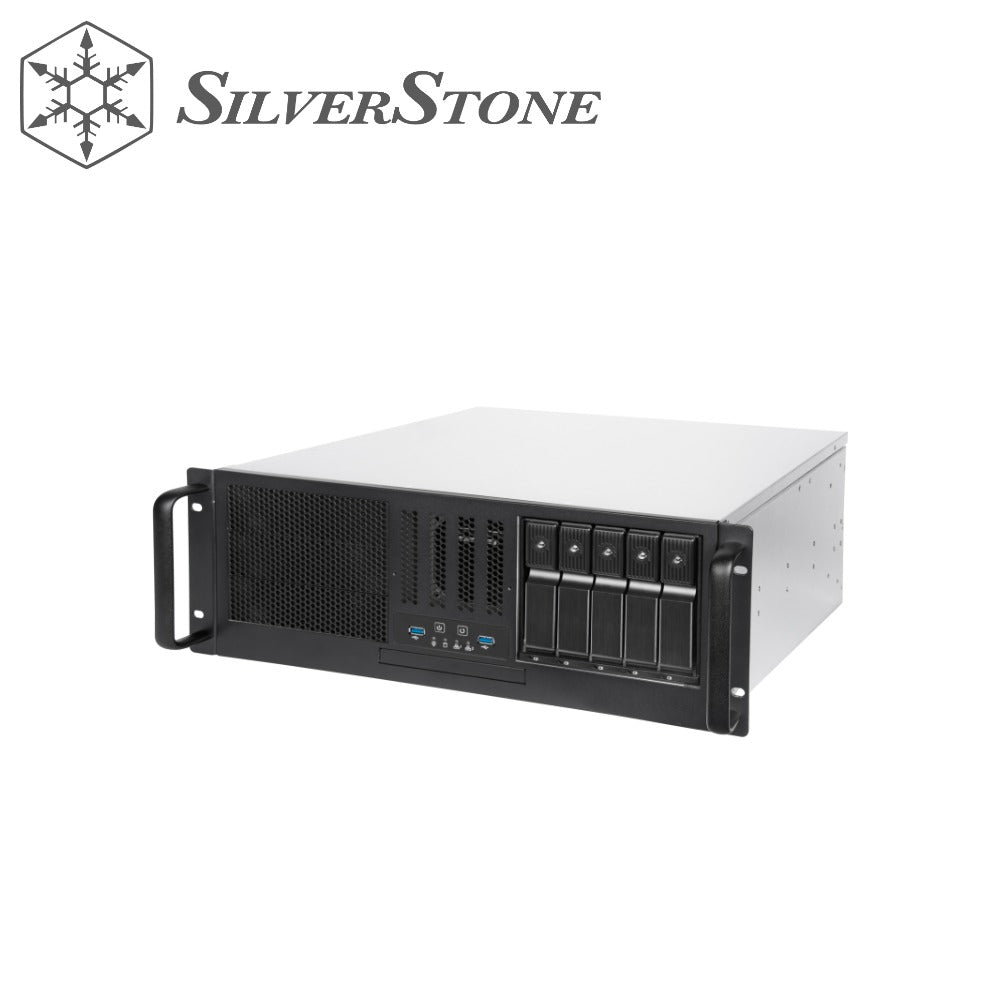 SilverStone RM41-H08 4U form factor 5 x 3.5” Hot-swappable and 3 x 5.2 ...