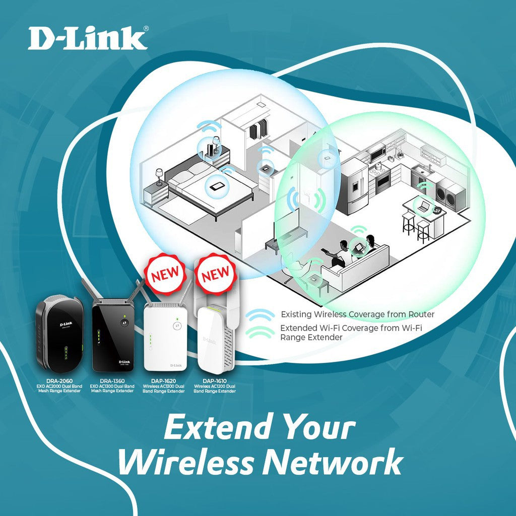 D-link DAP-1620 AC1200 Dual-Band Wi-Fi Range Extender – wme.my
