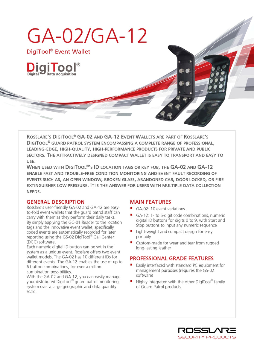 Rosslare Digitool GA-02 Event Wallet – wme.my