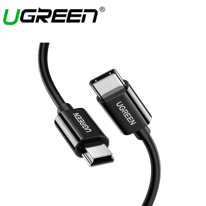 UGREEN USB-C 2.0 TO MINI 5 PIN USB CABLE 1M (BLACK) – wme.my