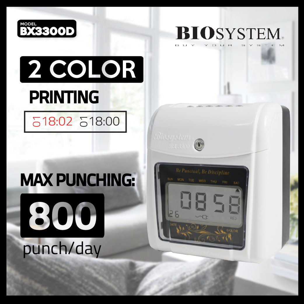 Biosystem BX3300D(B) Punch Card Machine – wme.my