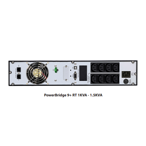 Right Power High Power Density Rack/Tower Online UPS PowerBridge 9⁺ Se ...