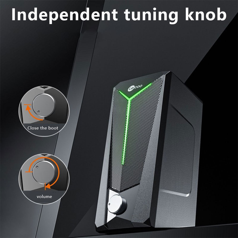 Lecoo Lenovo DS104 RGB Luminous Effect Speakers Speakers – wme.my