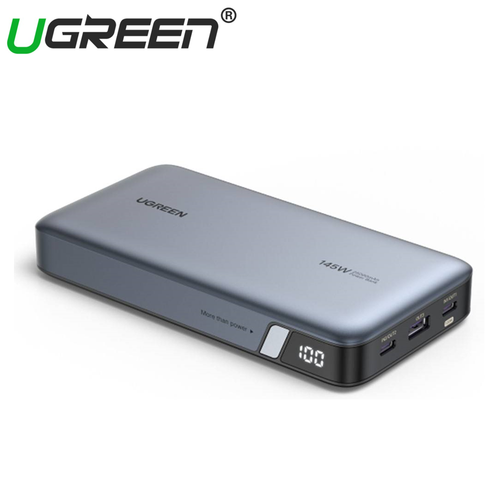 145W UGREEN Power Bank 25000mAh Portable Charger USB C 3 Port PD 3.0 B ...