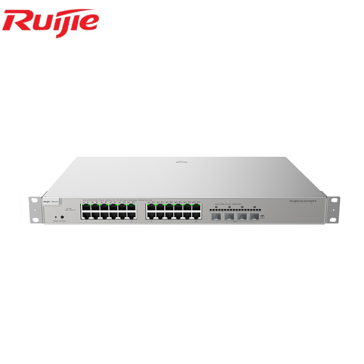 Ruijie NBS5100-24GT4SFP-P 24 Port Gigabit Layer 3 PoE Switch – wme.my