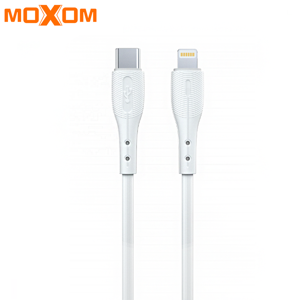 MOXOM MX-CB81 PD 20W Data Cable 3A Super Fast Charger For Type-C to Li ...