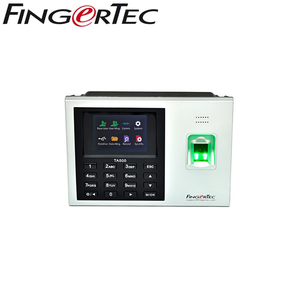FingerTec TA500 Biometrics Time Attendance System – wme.my