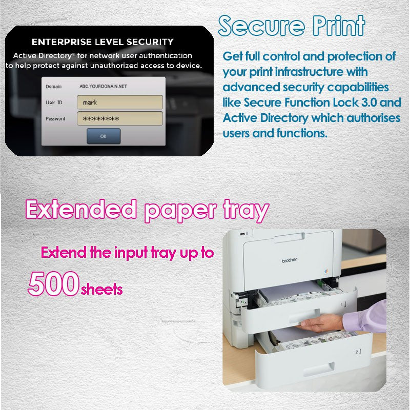 Brother HL-L8260CDN A4 Print Only Color Laser Printer Network Mobile P ...