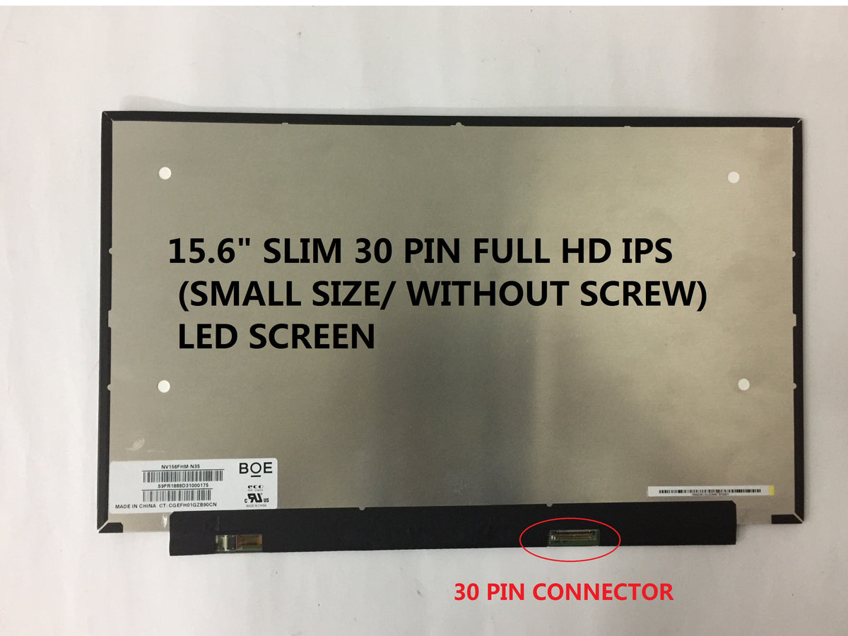 New Laptop Screen 15.6 LED IPS 30Pin Slim FHD Full HD Nano EDGE – wme.my