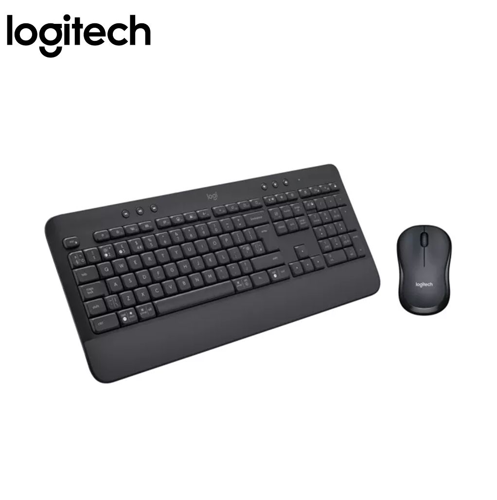 [Combo Set] Logitech Signature K650 Wireless Keyboard with Wrist Rest ...