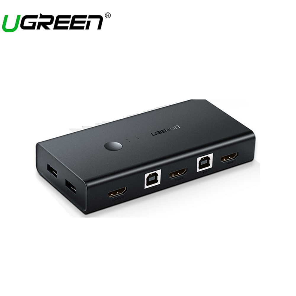 UGREEN HDMI SWITCH BOX 2 IN 1 OUT KVM SWITCHING – wme.my